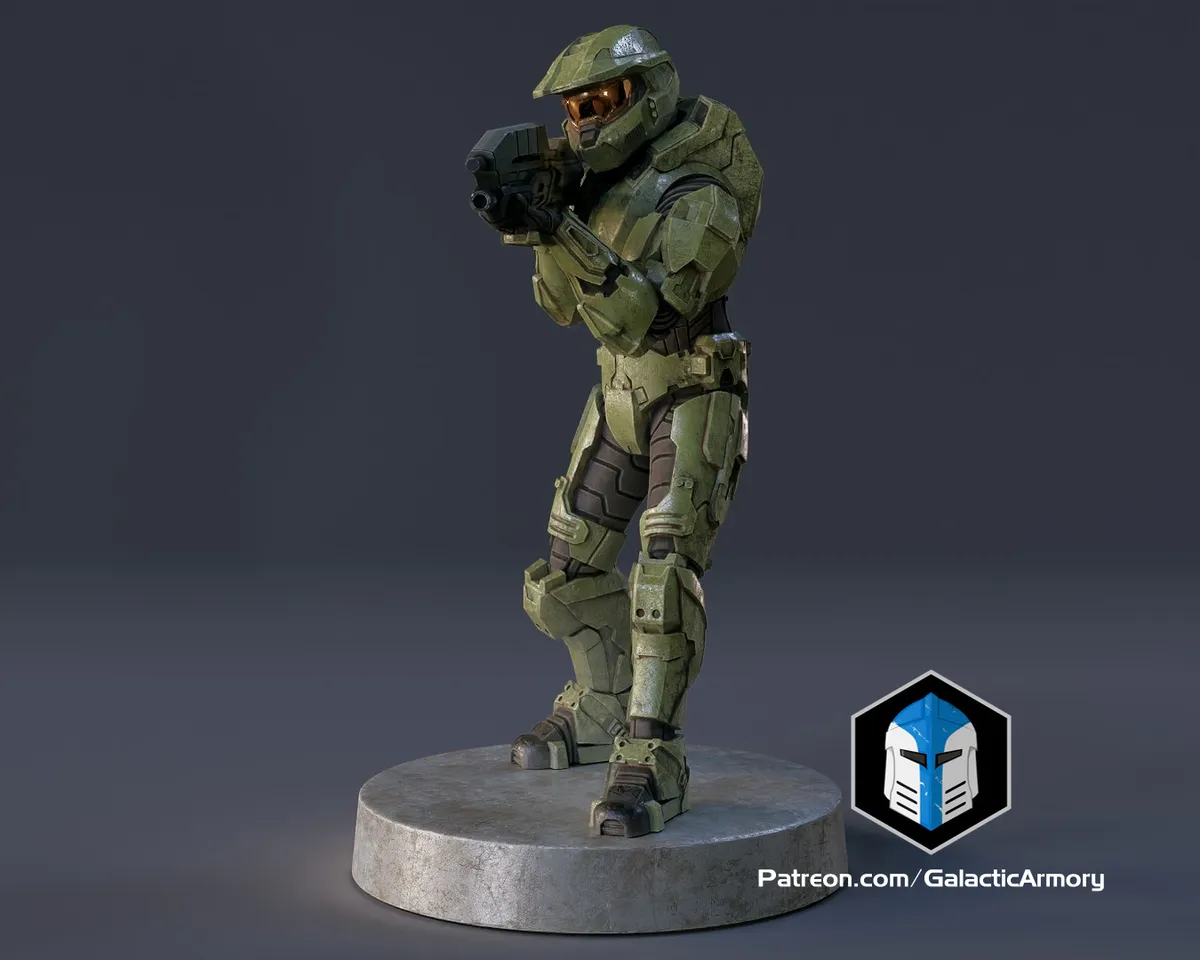 Master Chief Miniature by Galactic Armory | Download free STL model ...