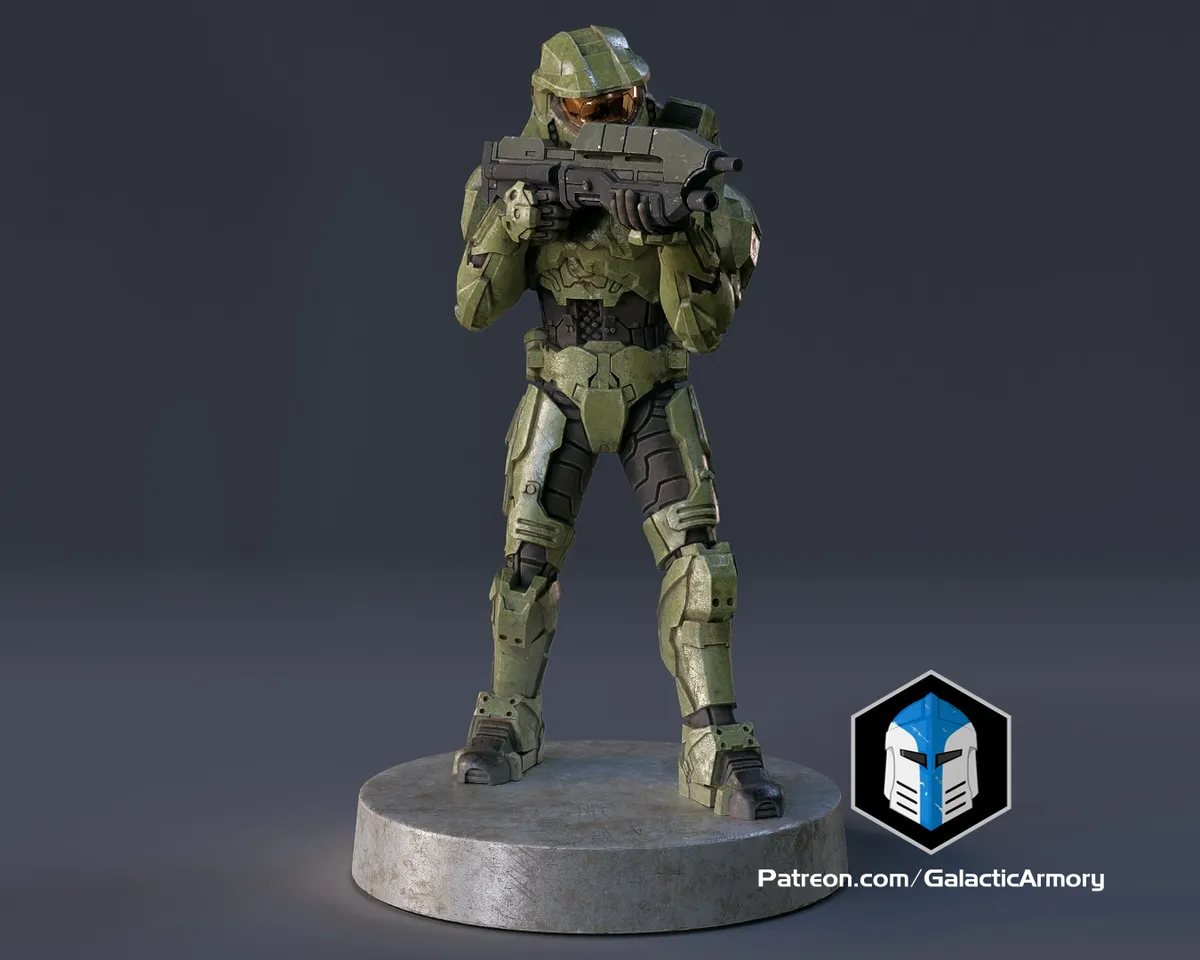 Master Chief Miniature by Galactic Armory | Download free STL model ...