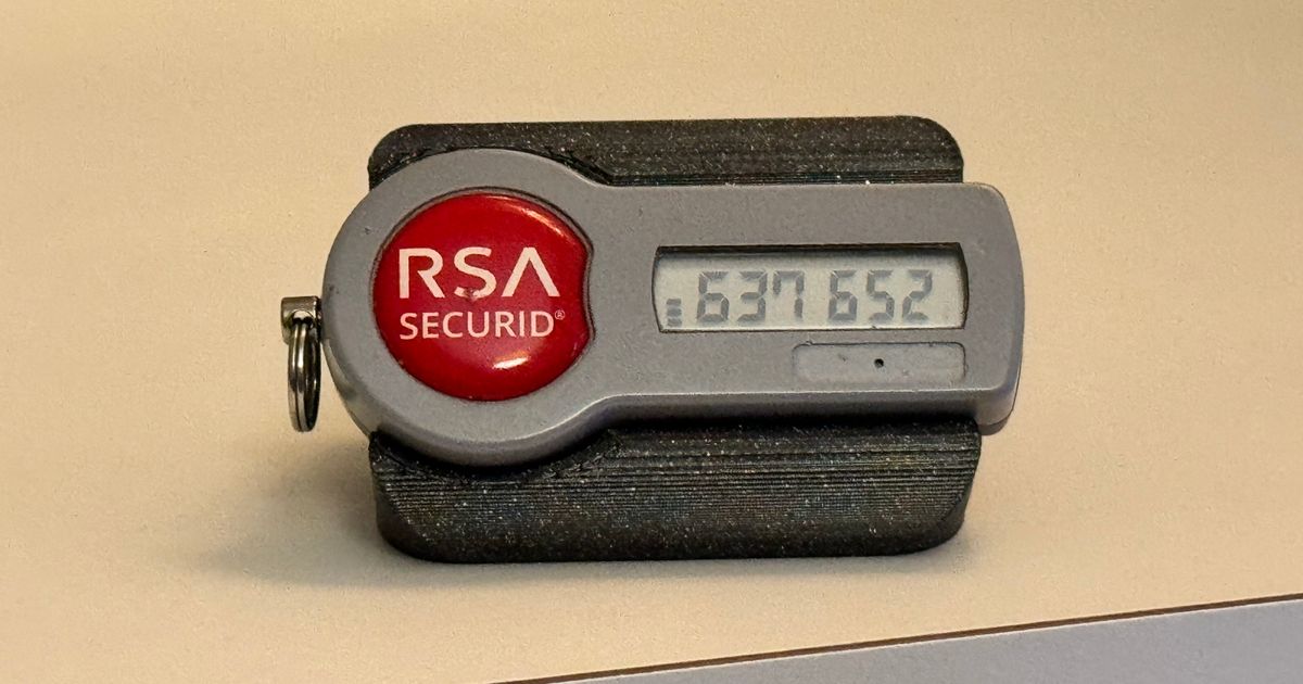 RSA SecurID token stand by teotwaki | Download free STL model ...