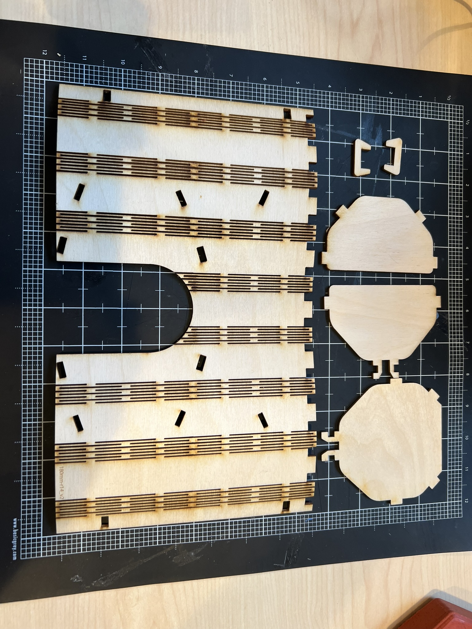 Laser cut Flat-Pack Living Hinge Dice Tower by EcoDad | Download free ...