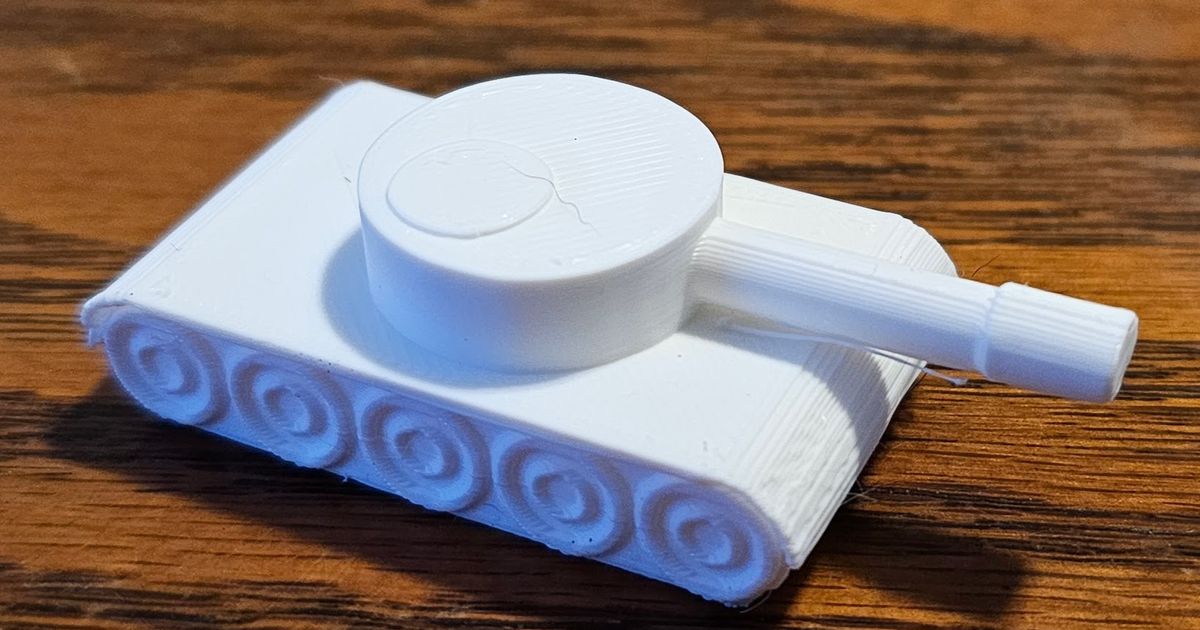 A Simple Tank by cpmatthew | Download free STL model | Printables.com