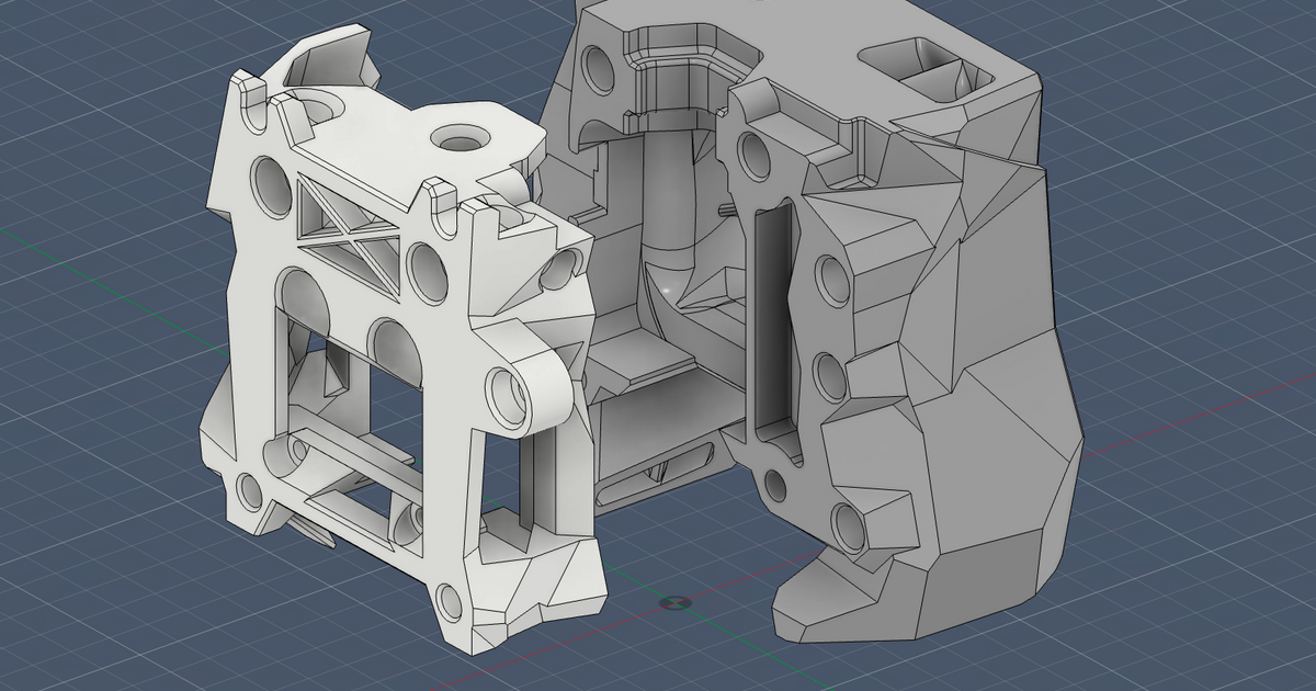 Improved Filametrix Cutter for Bambu Lab Hotend ERCFv2 Voron by ...