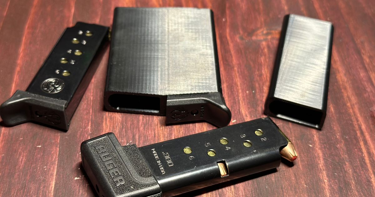 Ruger LCP II 380 ACP Magazine Holder (Ruger LCP 2 380 ACP) by en-x ...