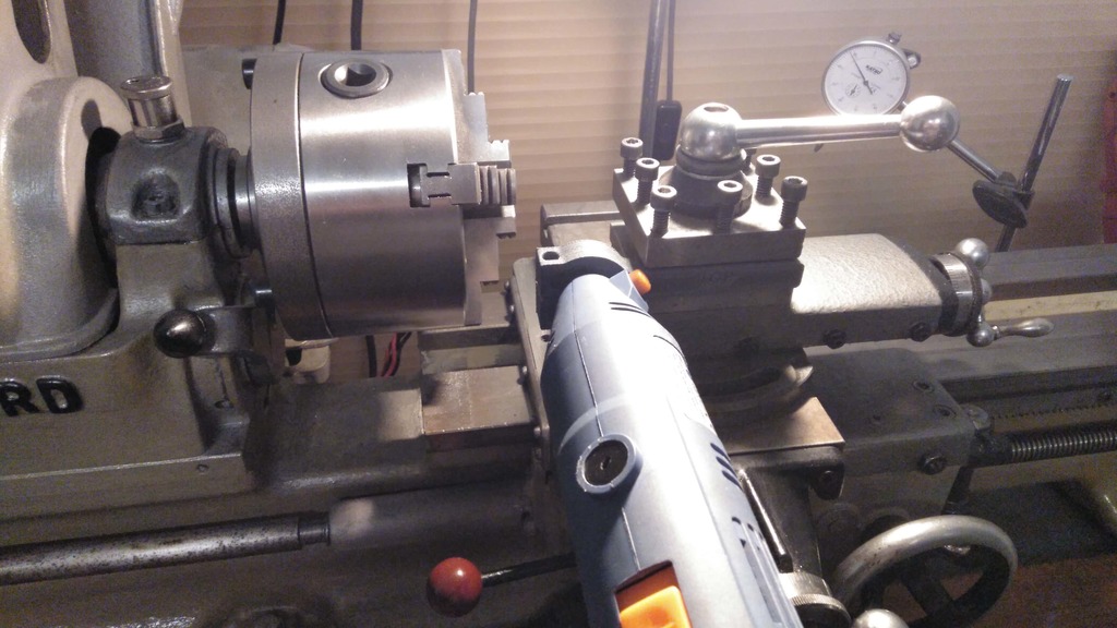 Dremel Rotary Tool Holder For Myford ML7 by Shadow_964 | Download free ...