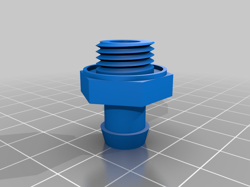 G1/4 Barbed Fitting For 5mm to 13mm Hoses by Shadow_964 | Download free ...