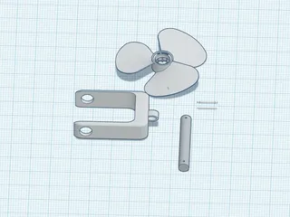 Boat propeller key chain by Boater Man | Download free STL model ...