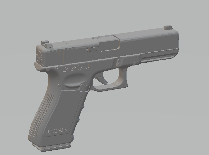 Glock 17 gen 3 prop gun by Printit Tom | Download free STL model ...