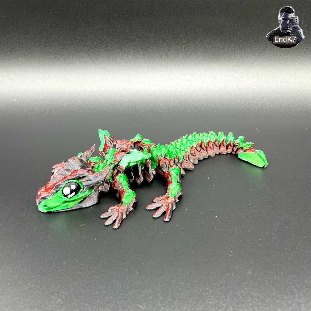 Glorious Baby Dragon - Articulated - Print in Place - No Supports ...