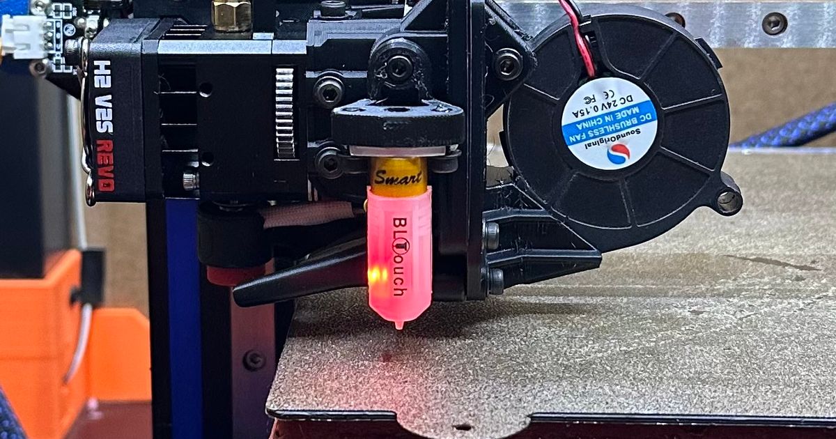 M.A.D.-Lowered BL Touch Mount by Matt | Download free STL model ...