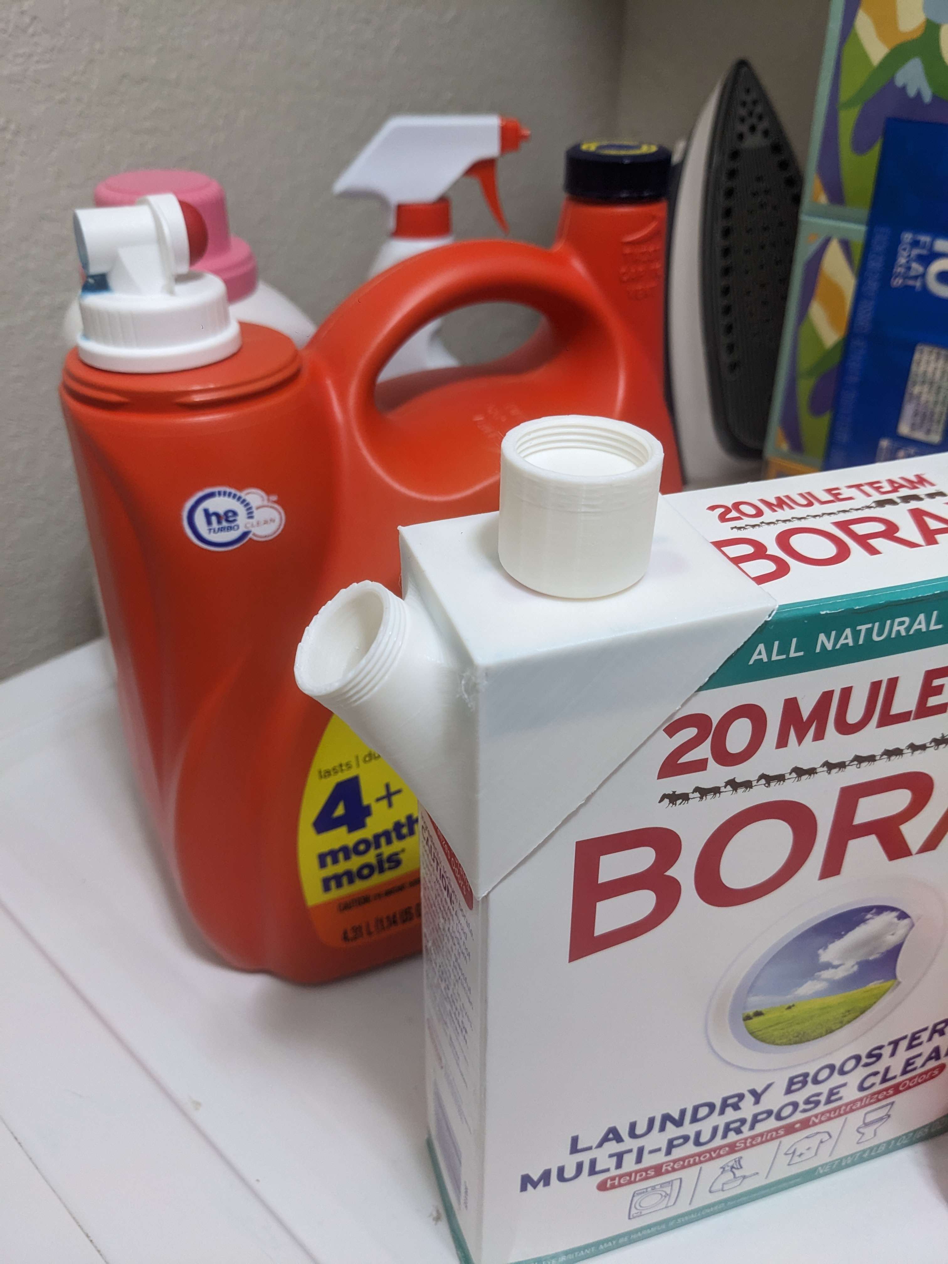 Box Corner Spout Nozzle and Cap (For 20 Mule Team Borax) by bulgogi19 ...