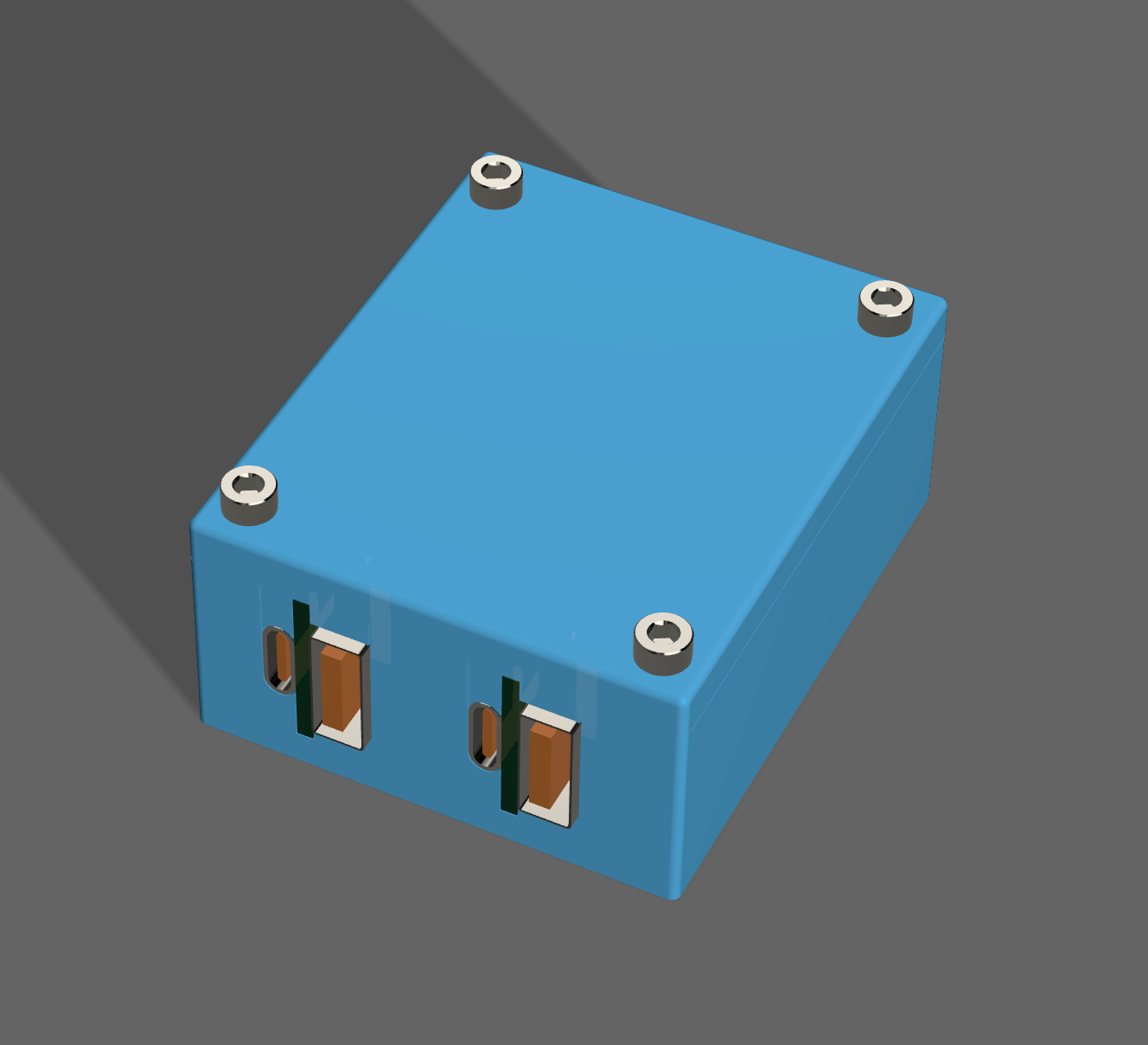 USB Power Adaptor Box by mscalora | Download free STL model ...