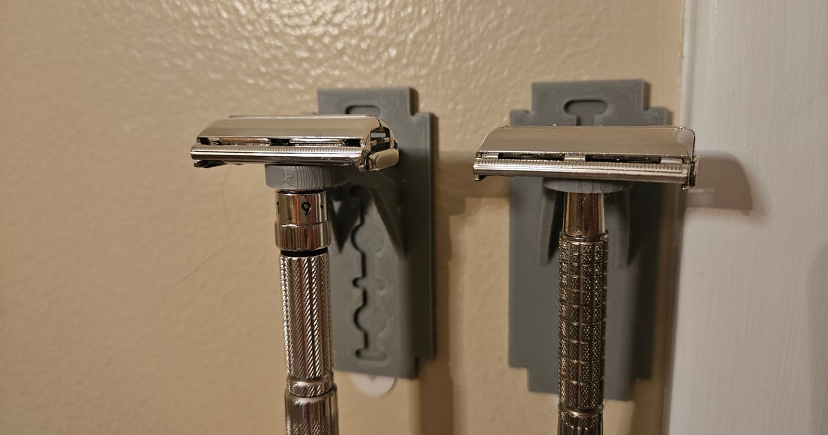 Safety Razor Holder by Garret Portela | Download free STL model ...