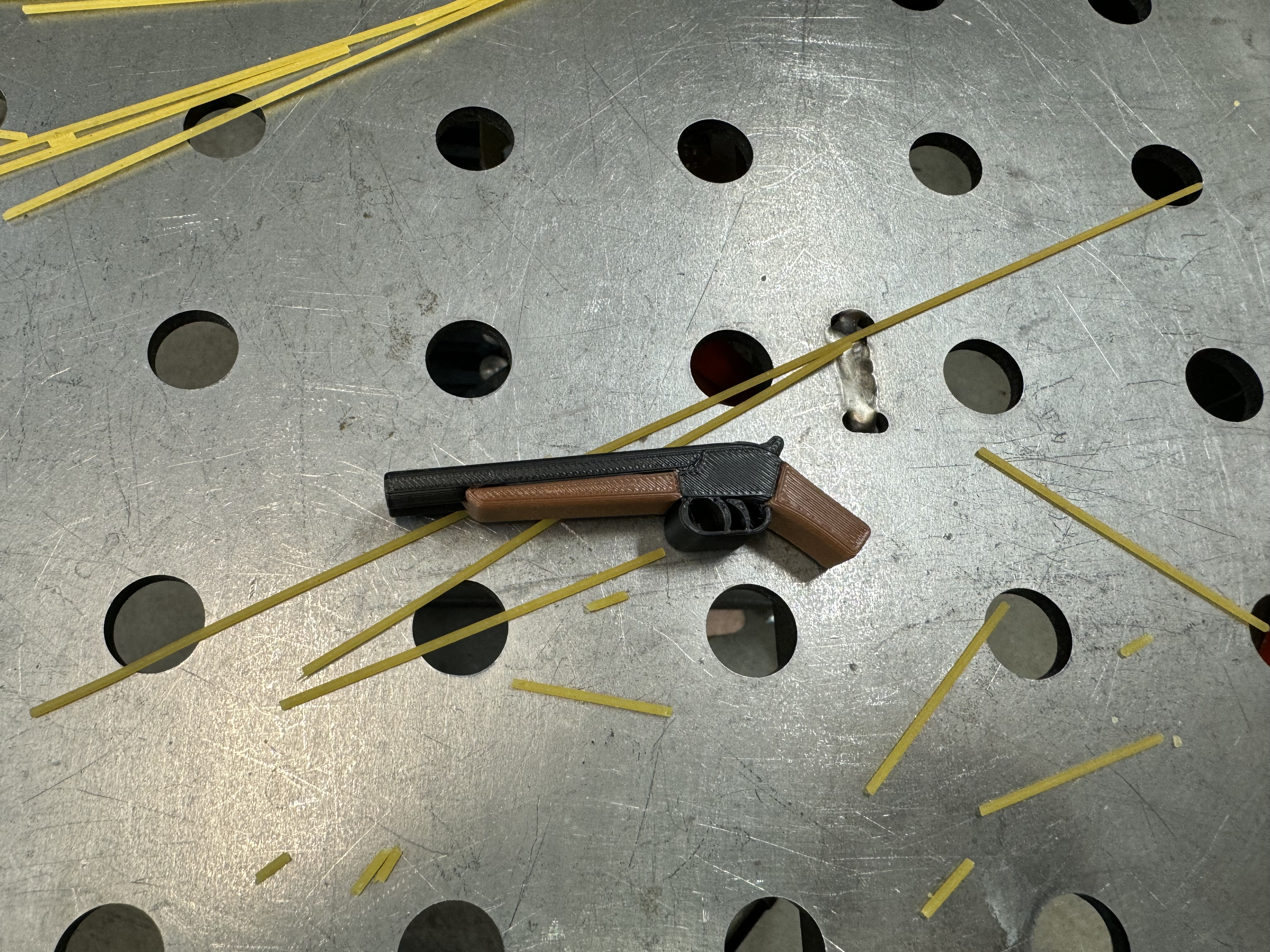 Double Barrel Pasta Gun - Spaghetti Blaster por HiroKoisoRacing ...