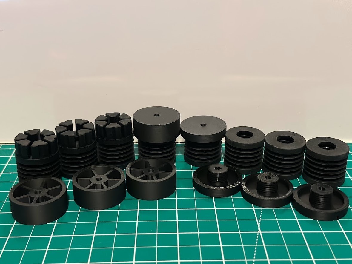 Bambu Lab Anti-vibration Feet Adapters for Real & Knock-offs All 3D ...