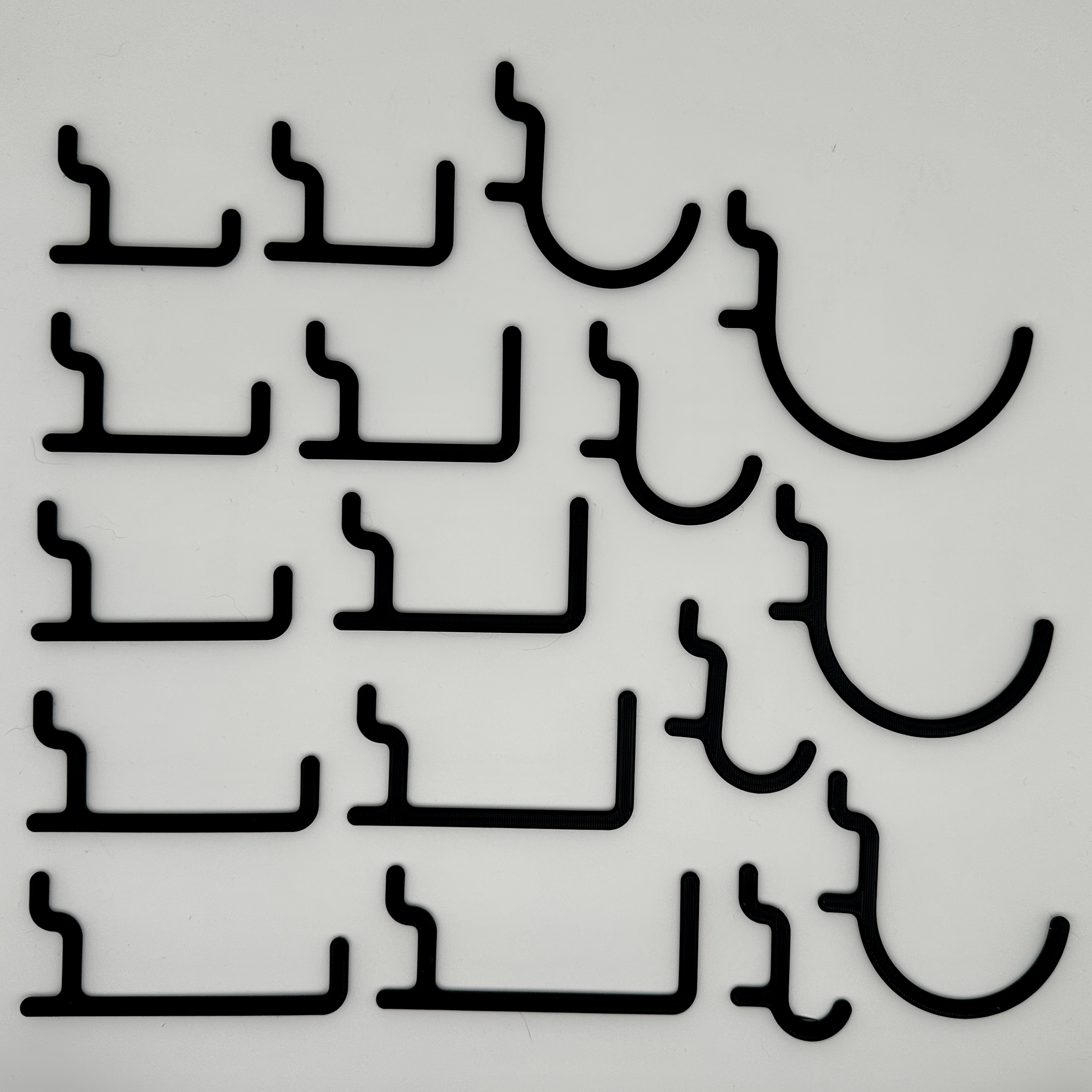 Metric Pegboard Hooks - 5.75Ø x 25mm Grid by Tooks | Download free STL ...