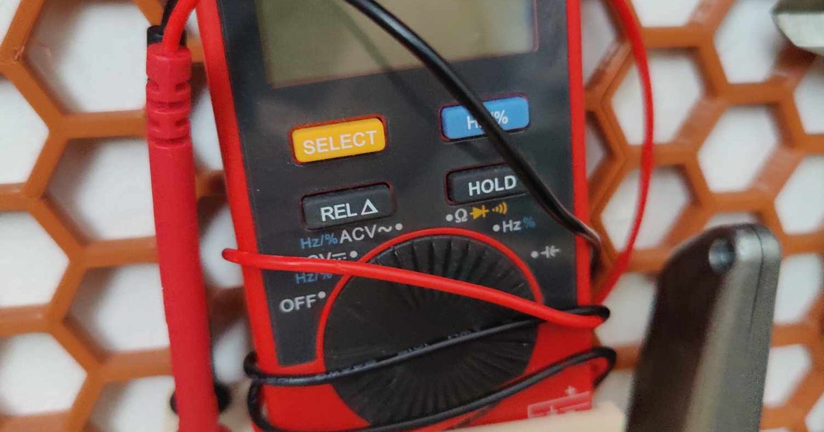 HSW mini multimeter holder by Bambo | Download free STL model ...