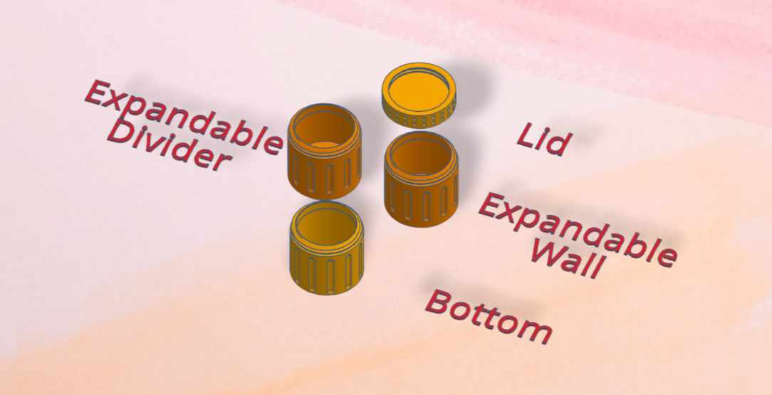 Expandable Storage Container & Organiser by Blutaxt Malta | Download ...