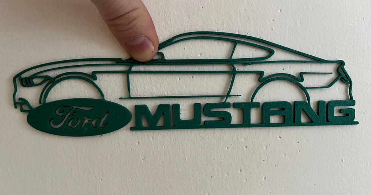 Ford Mustang by Scottycranmer | Download free STL model | Printables.com
