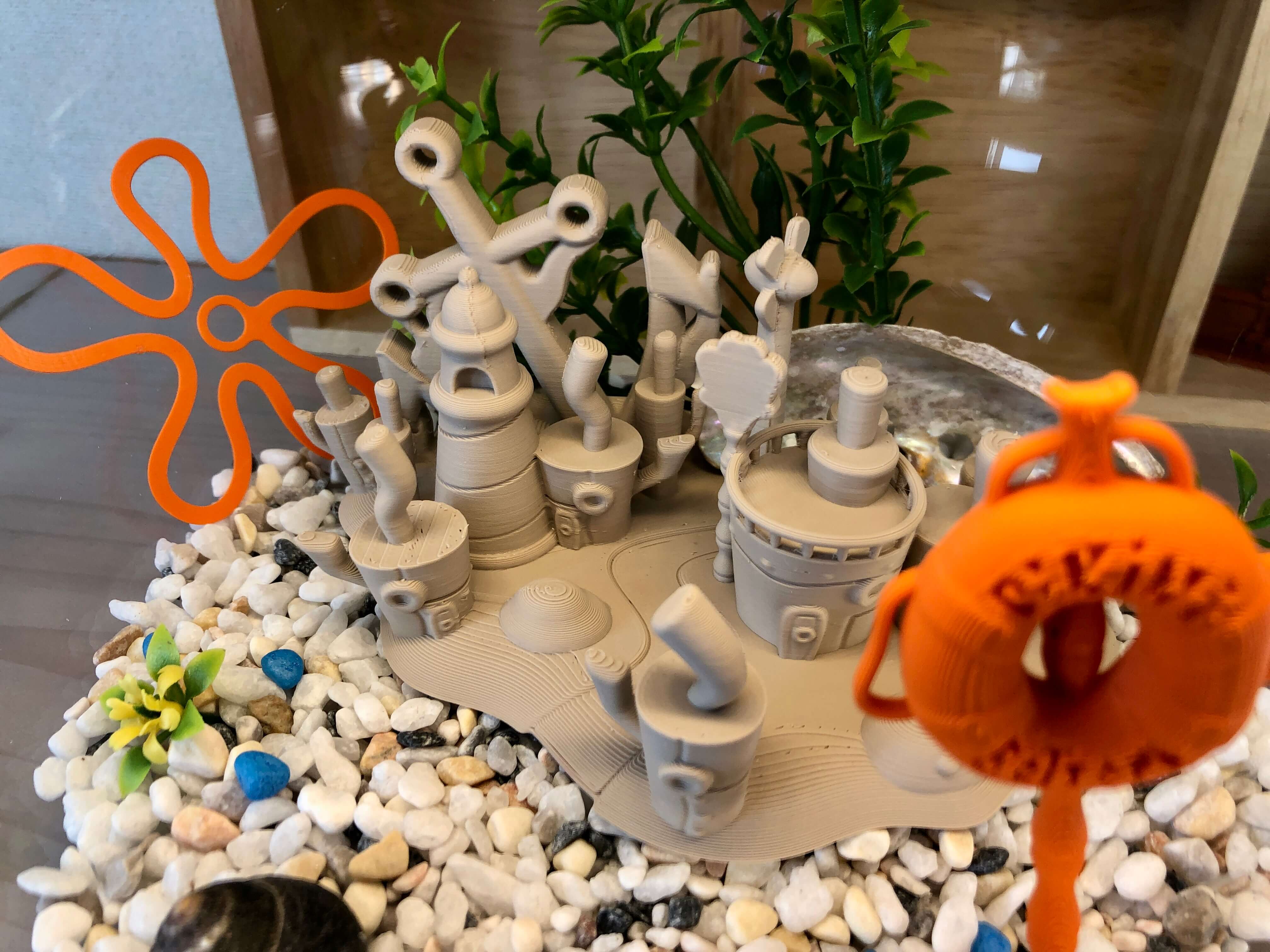 Bikini Bottom, SpongeBob - Aquarium / Fish Tank Decoration by ...