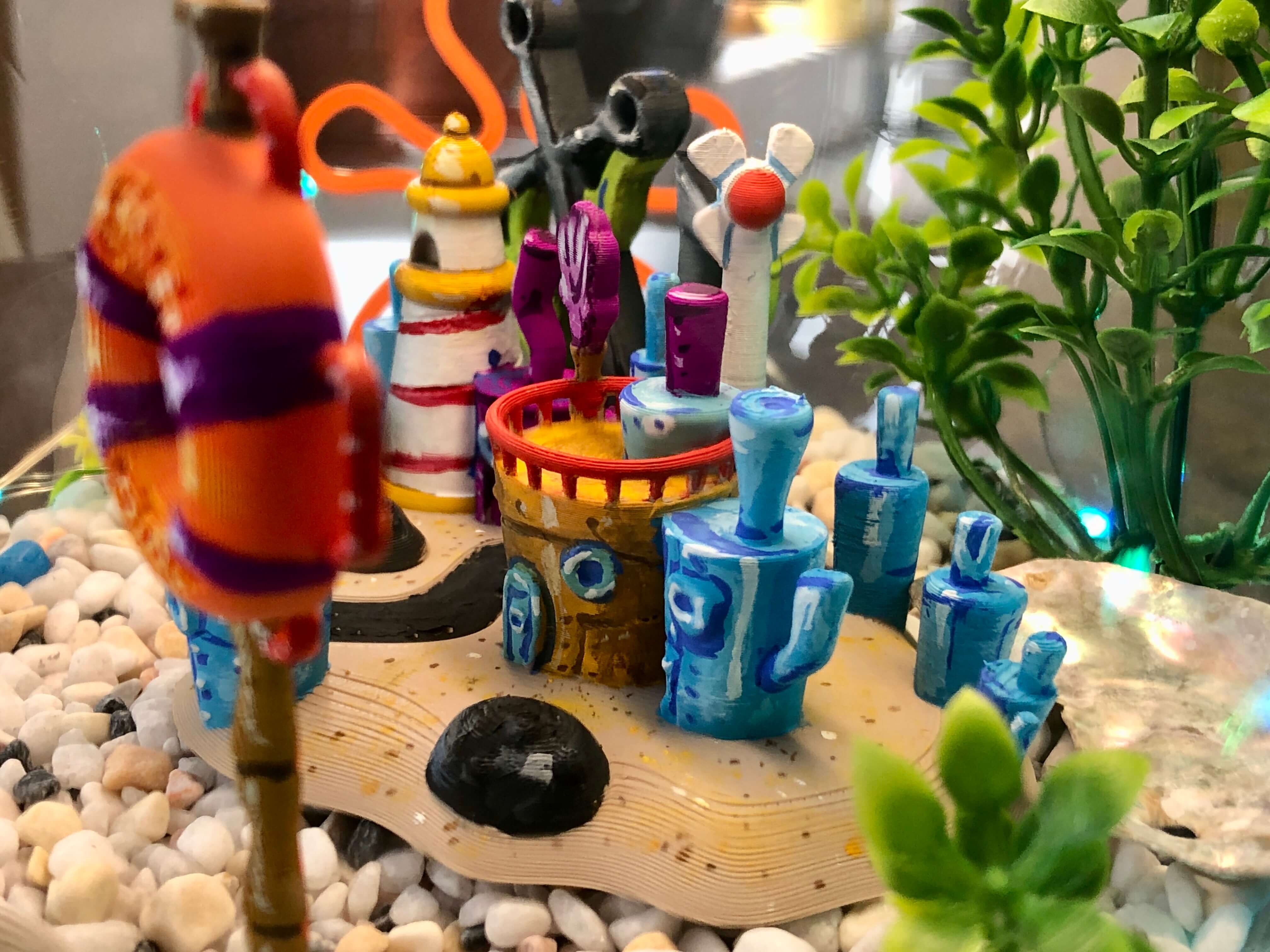 Bikini Bottom, SpongeBob - Aquarium / Fish Tank Decoration by ...