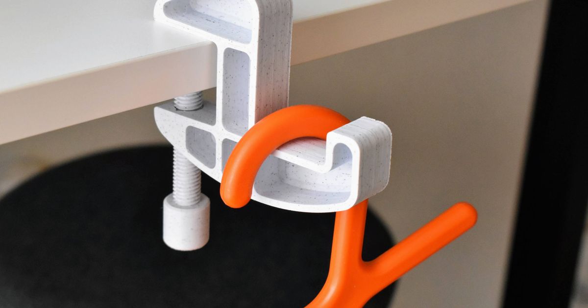 Clamp desk hook par Naoki Hayashi | Téléchargez gratuitement un modèle ...