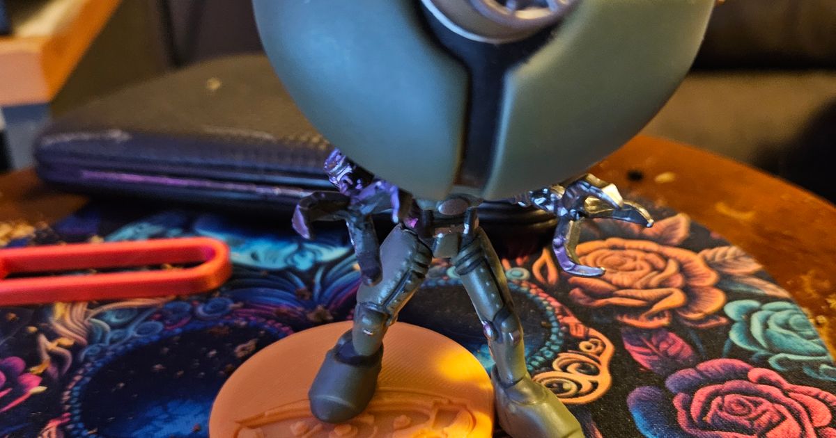 Funko Pop Base with Logo by DeeeezNuts | Download free STL model ...