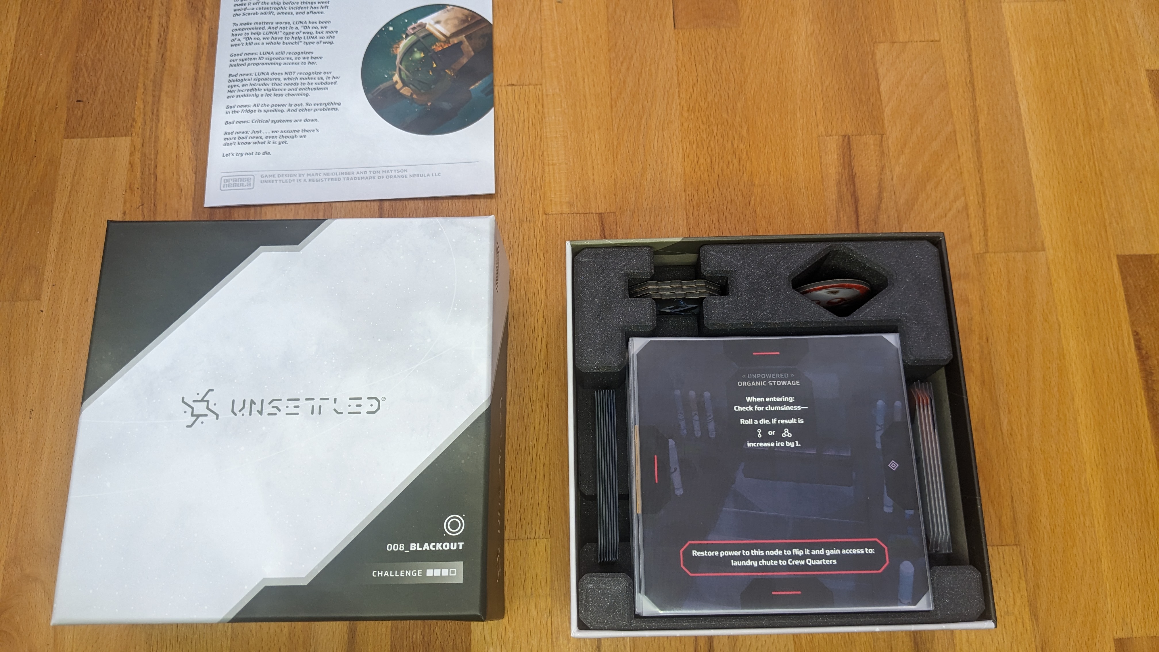 Unsettled - Blackout custom box for sleeved cards by DocKuro | Download ...