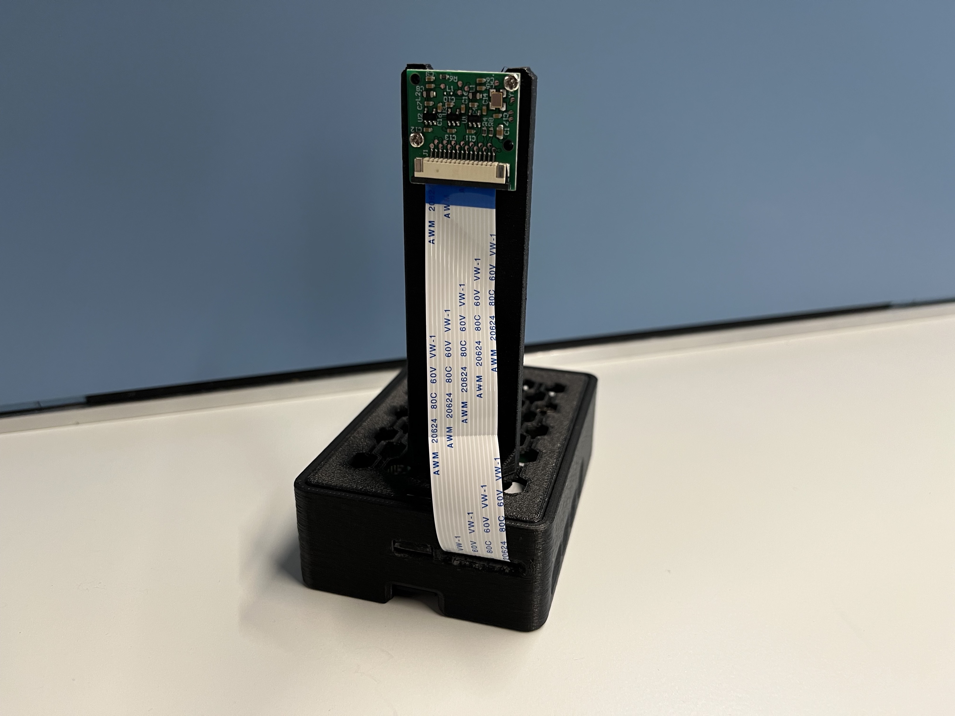 Camera holder for Raspberry Pi case by eliobou | Download free STL ...