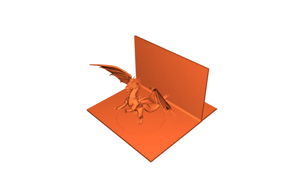 Bookend Red Dragon by Arke | Download free STL model | Printables.com
