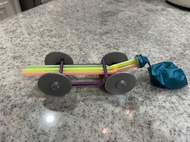 Balloon Powered Car by Nick | Download free STL model | Printables.com