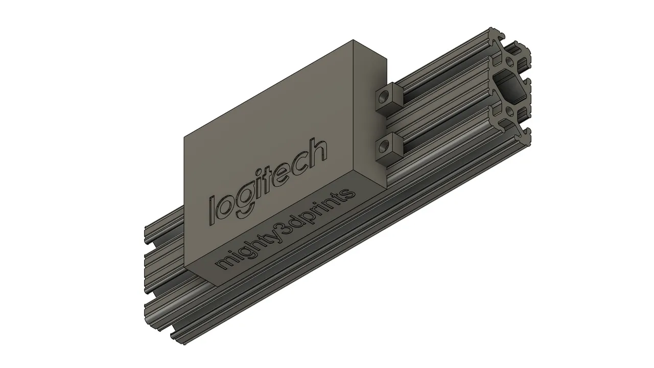 Sim Rig Case for Logitech K400 keyboard by MightyMike | Download free ...