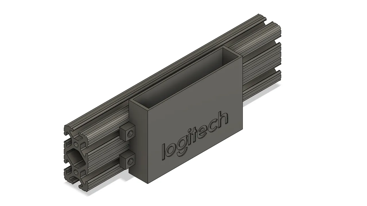 Sim Rig Case for Logitech K400 keyboard by MightyMike | Download free ...