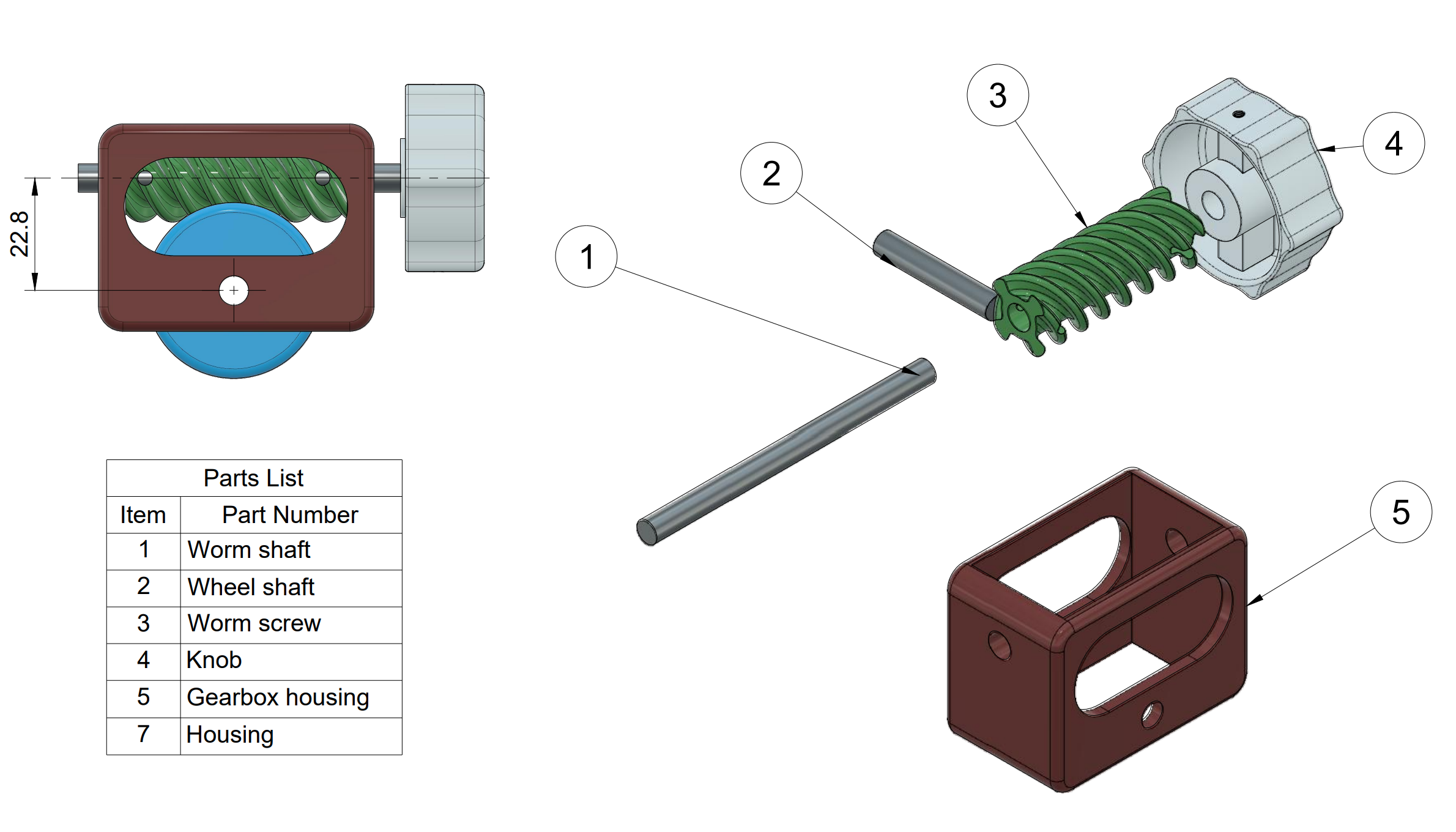 High lead worm drive by Hans Hiorth | Download free STL model ...