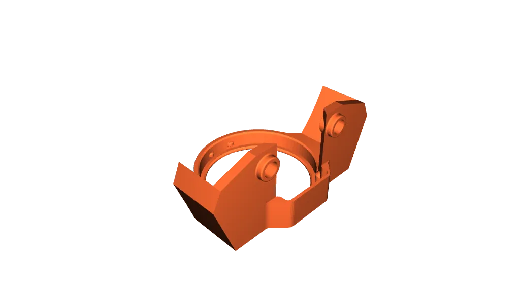 Knomi V2 Kirigami Bed Mount - Voron0 by K Miller | Download free STL ...