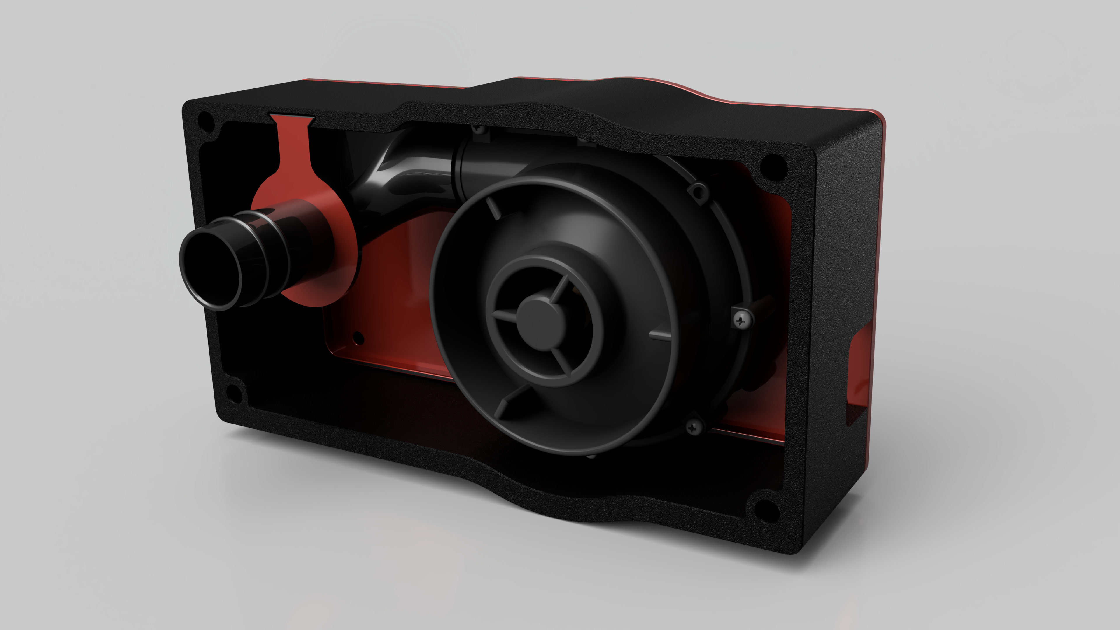CPAP Box Mount WS7040 Cooling Turbine Fan by Drak | Download free STL ...
