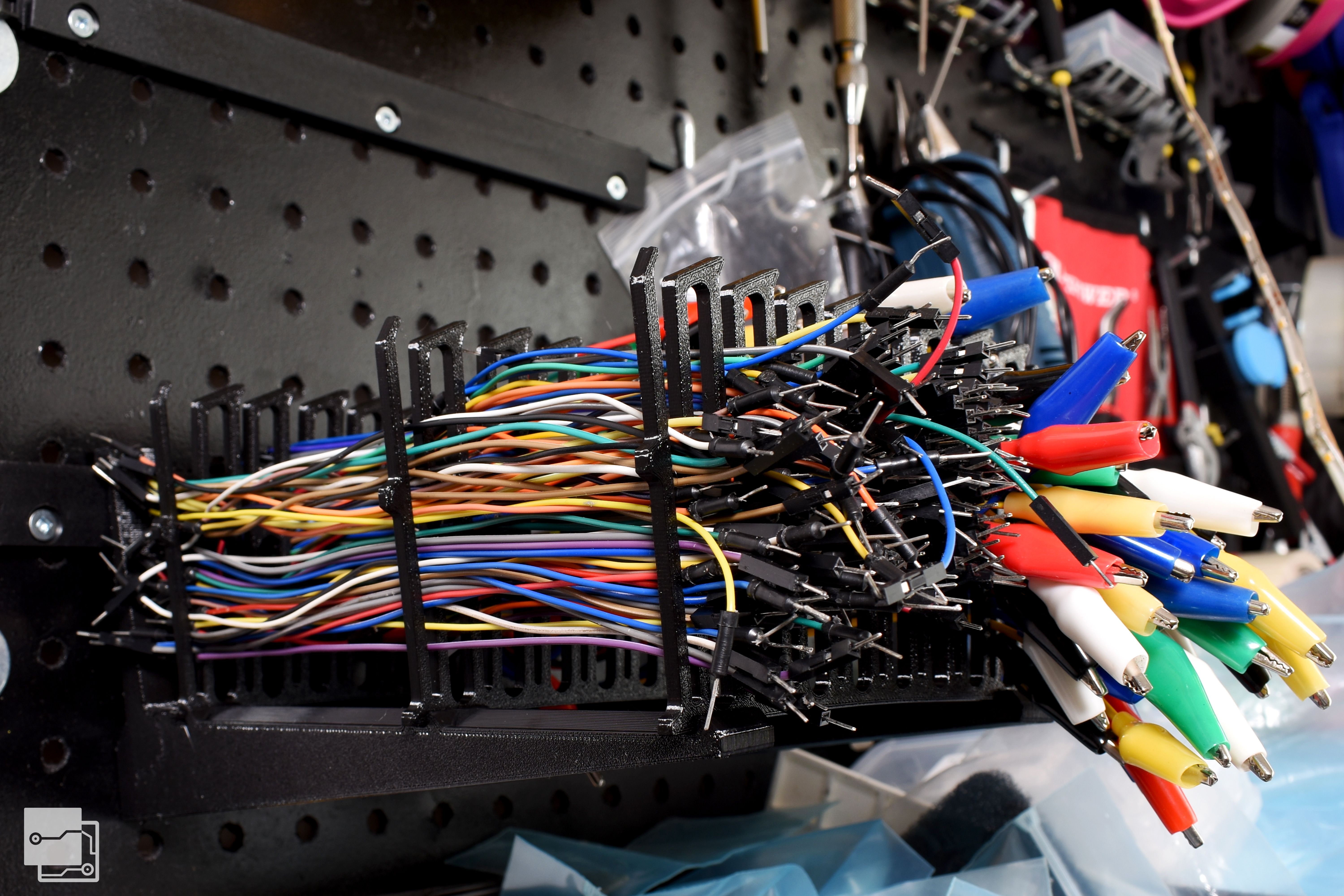 Jumper wire organiser by Open Hardware Designs | Download free STL ...