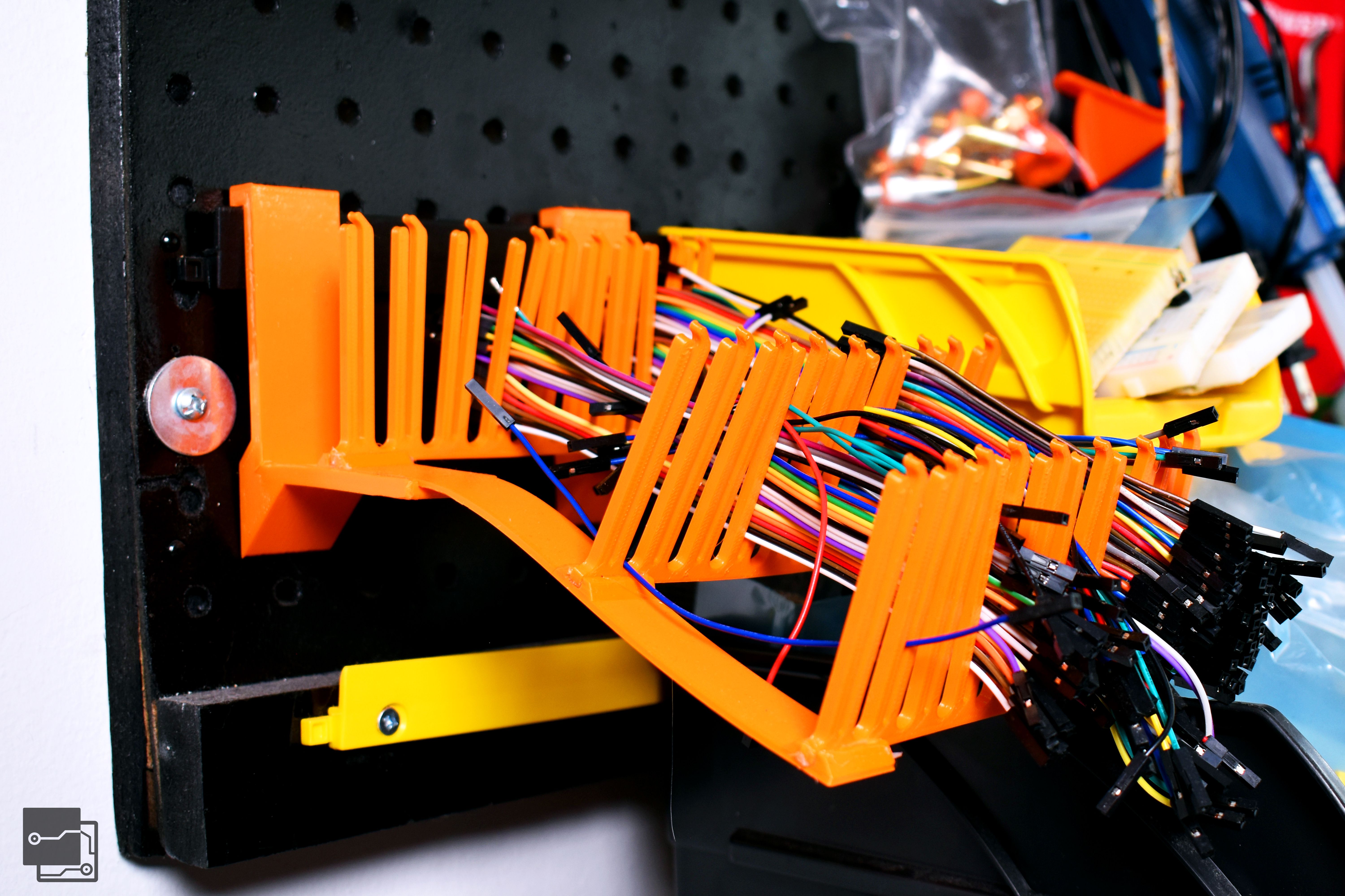 Jumper wire organiser by Open Hardware Designs | Download free STL ...