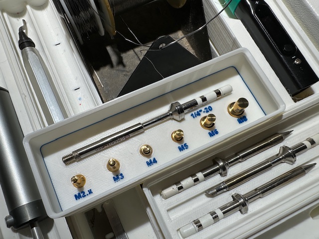 Gridfinity Pinecil, TS100 Heat Set Insert Tip Holder by bdahlem | Download free STL model ...