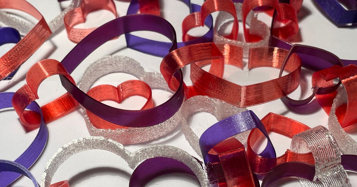 Valentine's Heartstrings: A 3D-Printed Symphony of Love from 0.5g ...
