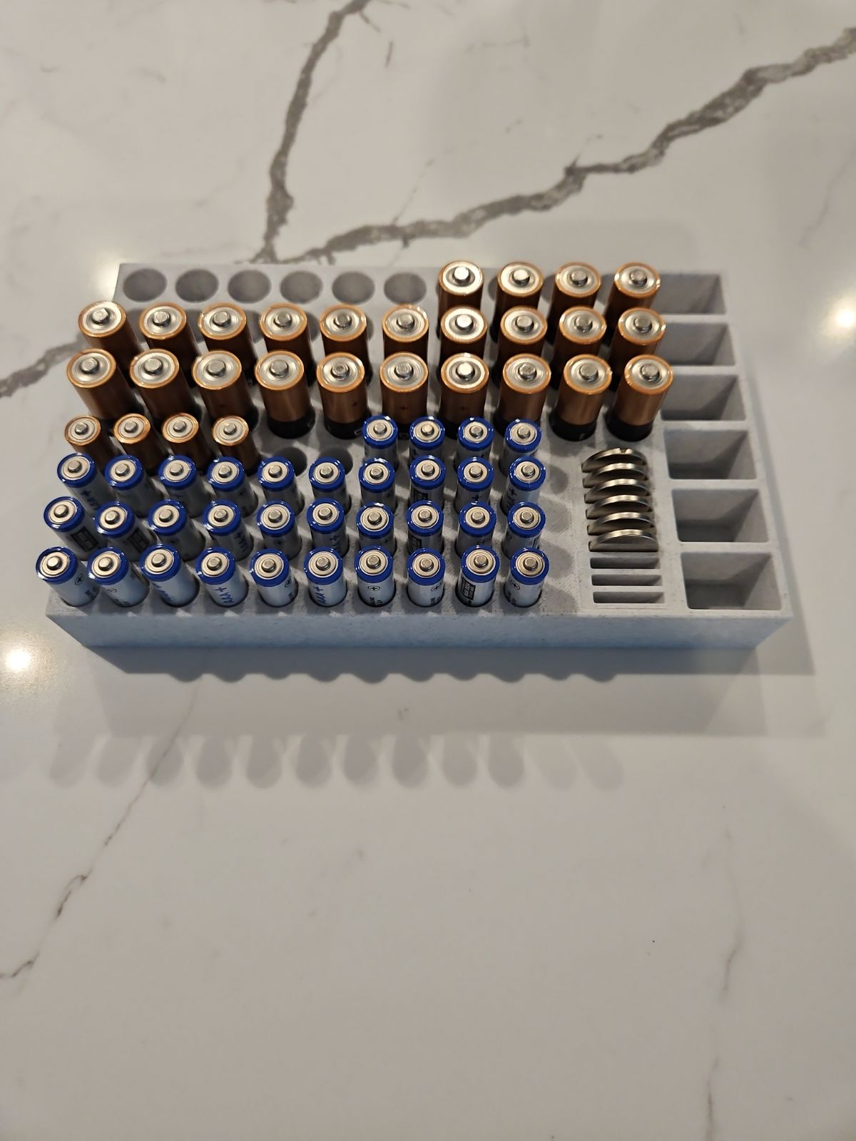 AA, AAA, 9v, CR2032 Battery Organizer Tray by Nolan Garmon | Download ...