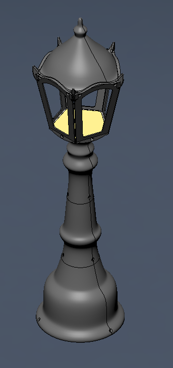1m Tall Modular decorative garden lamp by jattie | Download free STL ...