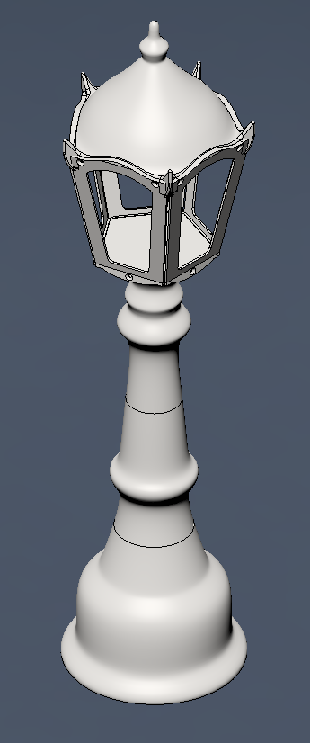 1m Tall Modular decorative garden lamp by jattie | Download free STL ...