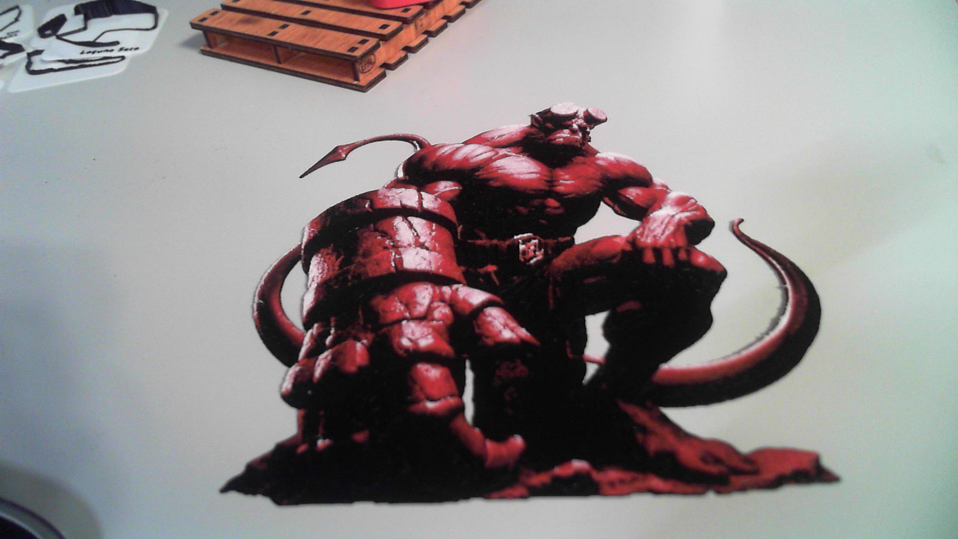 Hellboy Hueforge by michele MM3D | Download free STL model | Printables.com