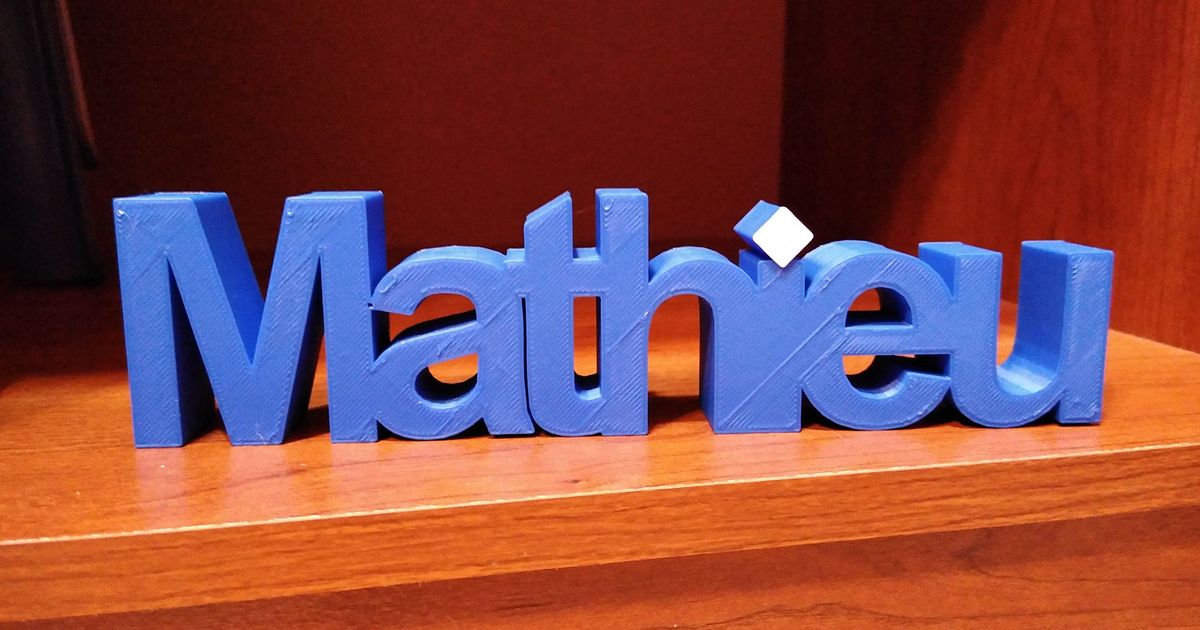 Mathieu by Startrekfan2 | Download free STL model | Printables.com