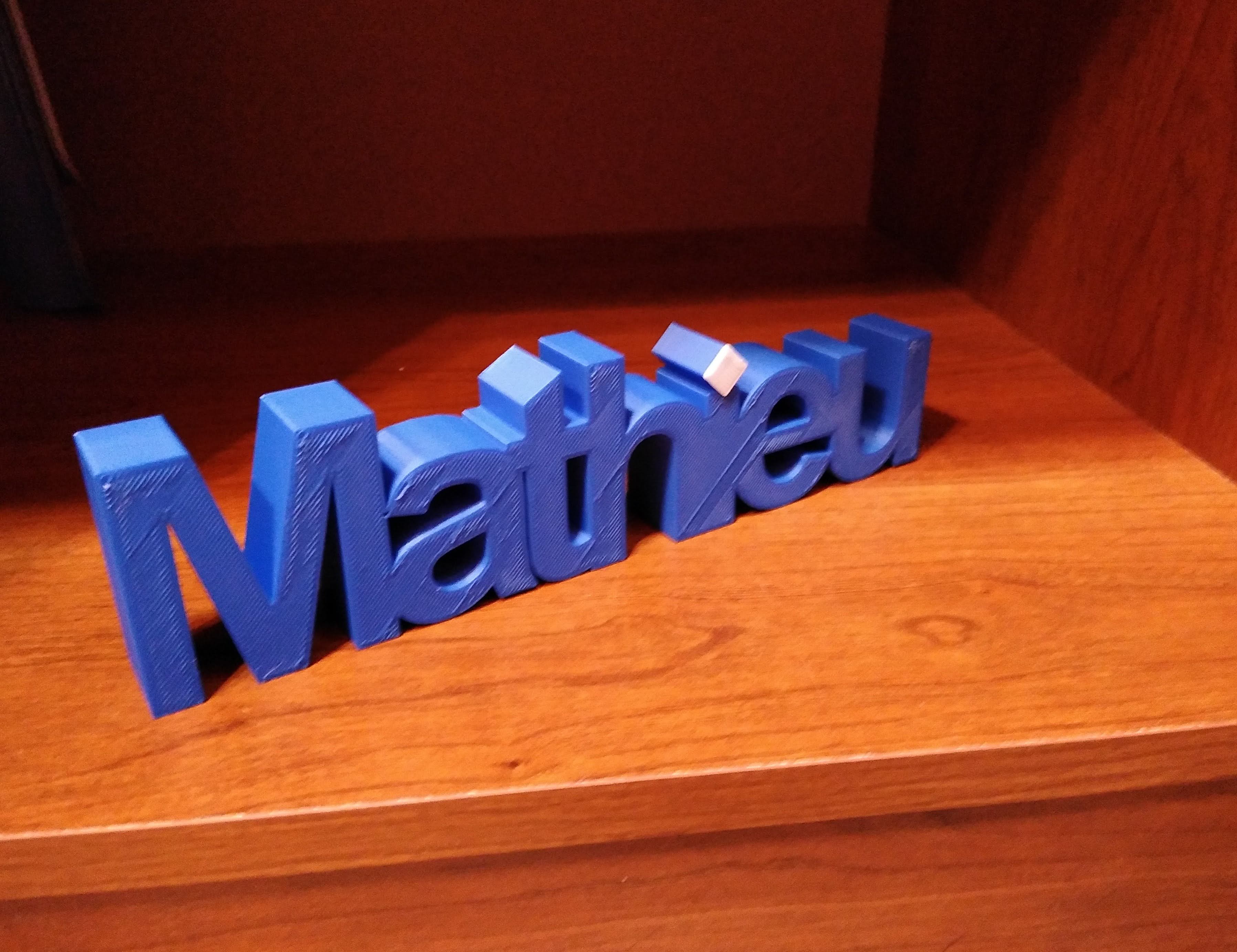 Mathieu by Startrekfan2 | Download free STL model | Printables.com