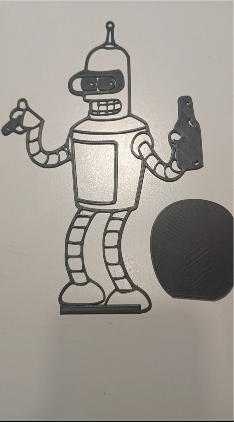 Bender de futurama 2d by Anlatber | Download free STL model ...