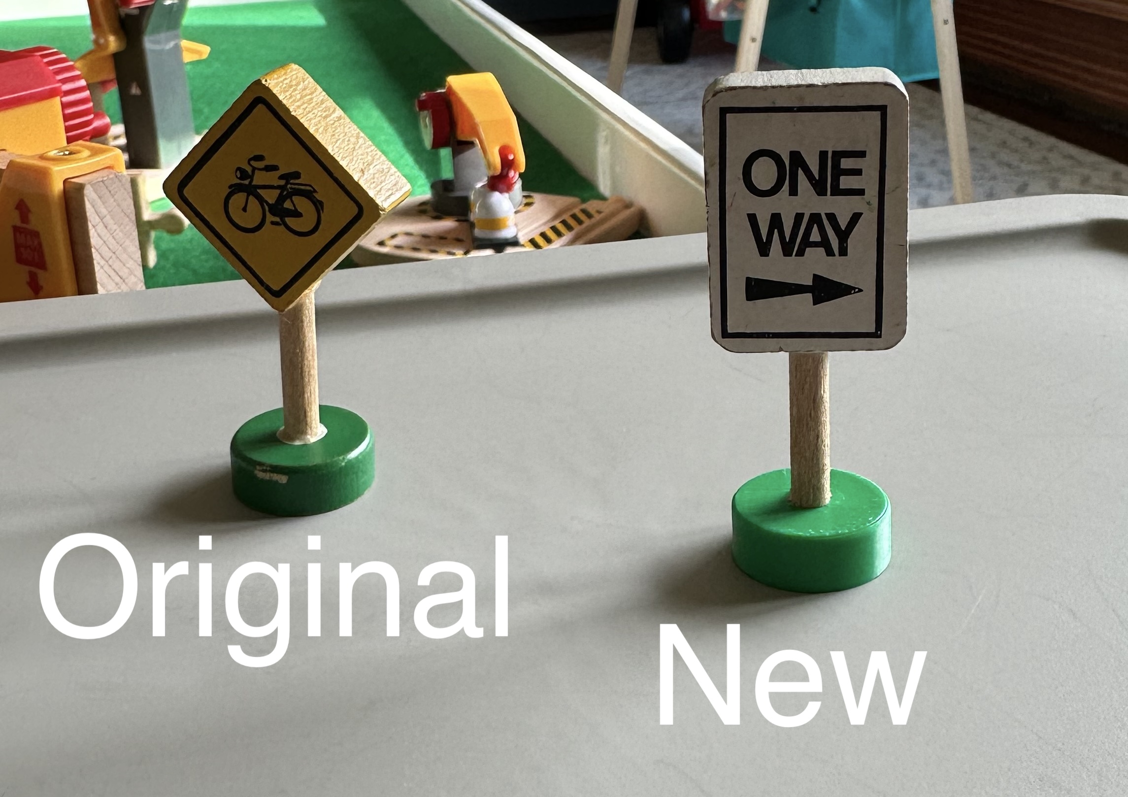 Brio Train Sign Base by Joe | Download free STL model | Printables.com