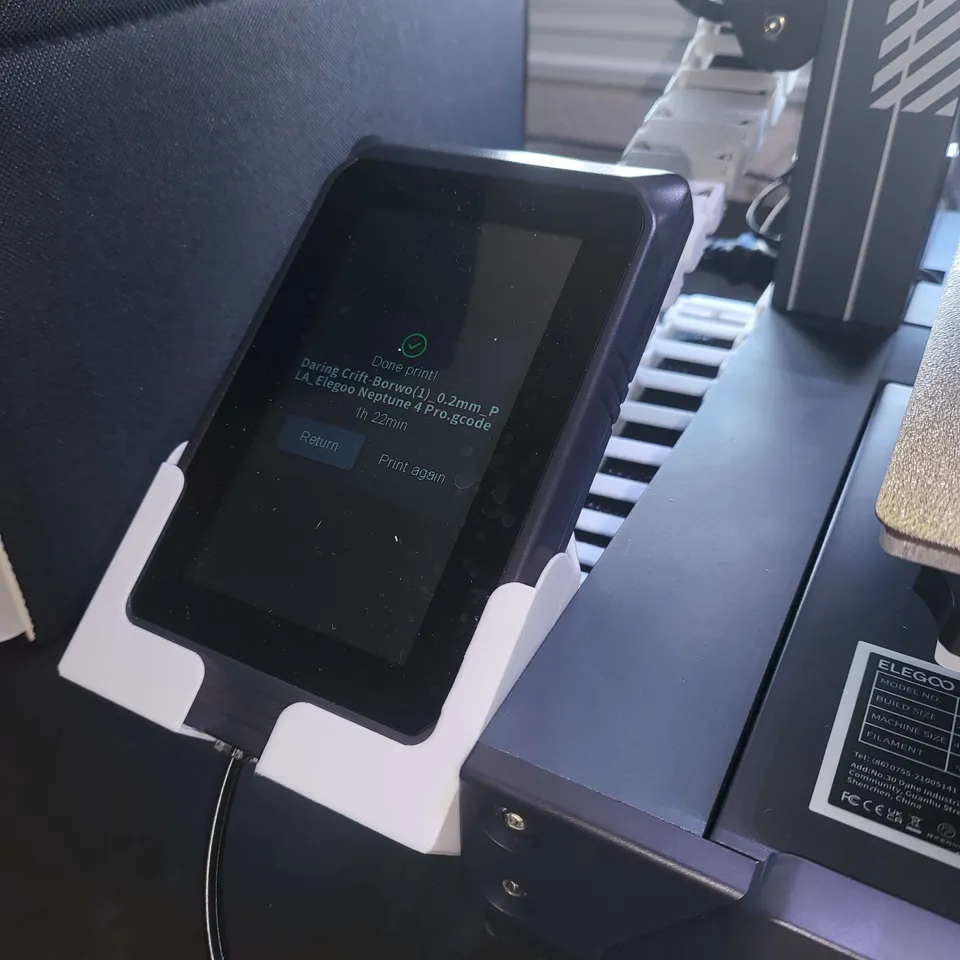 Left Side Screen Holder - Elegoo Neptune 4 / Pro - V Slot by Pandemic Prints | Download free STL ...
