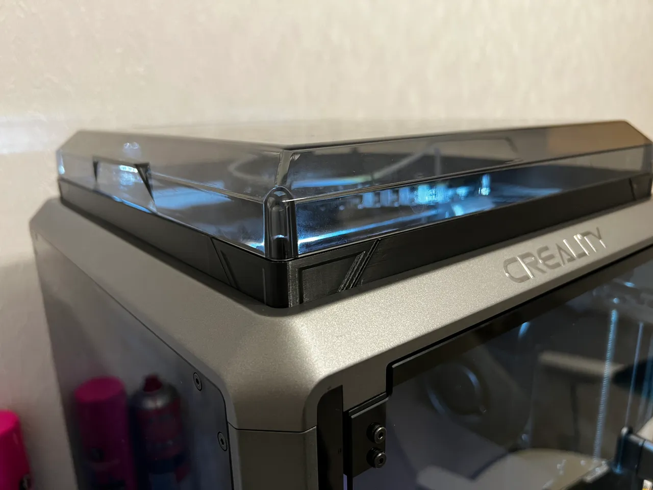 Creality K1 Lid Riser With Walls by DS Prints | Download free STL model ...