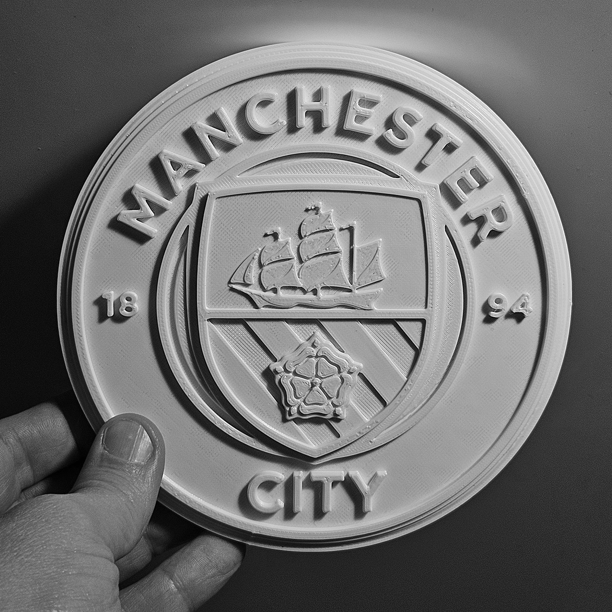 Artistic rendition: Manchester City Team Plaque by NEWSTREAM | Download ...
